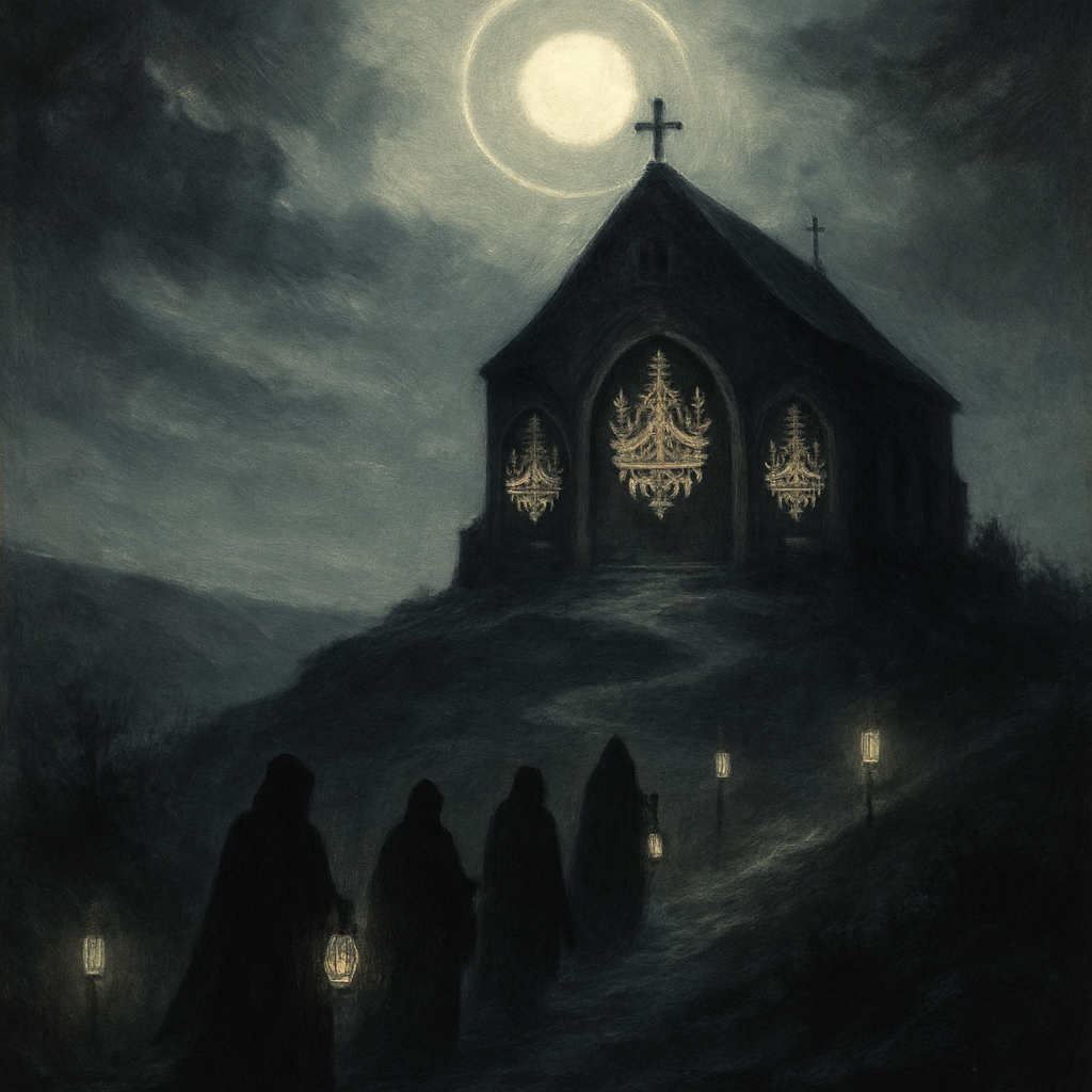 Moonrise at the Bone Chapel - DIY Painting By Numbers Kit – Artistry Rack