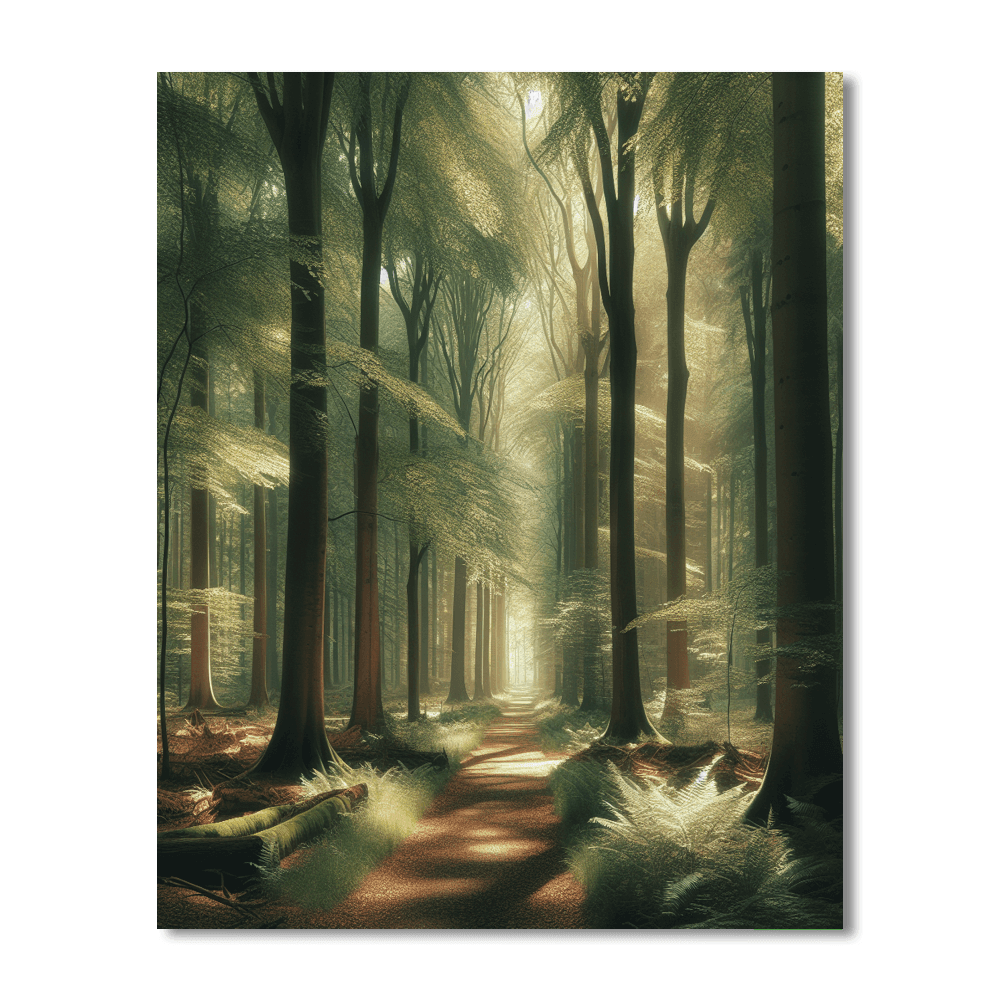 Tranquil Forest Pathway - DIY Painting By Numbers Kit – Artistry Rack