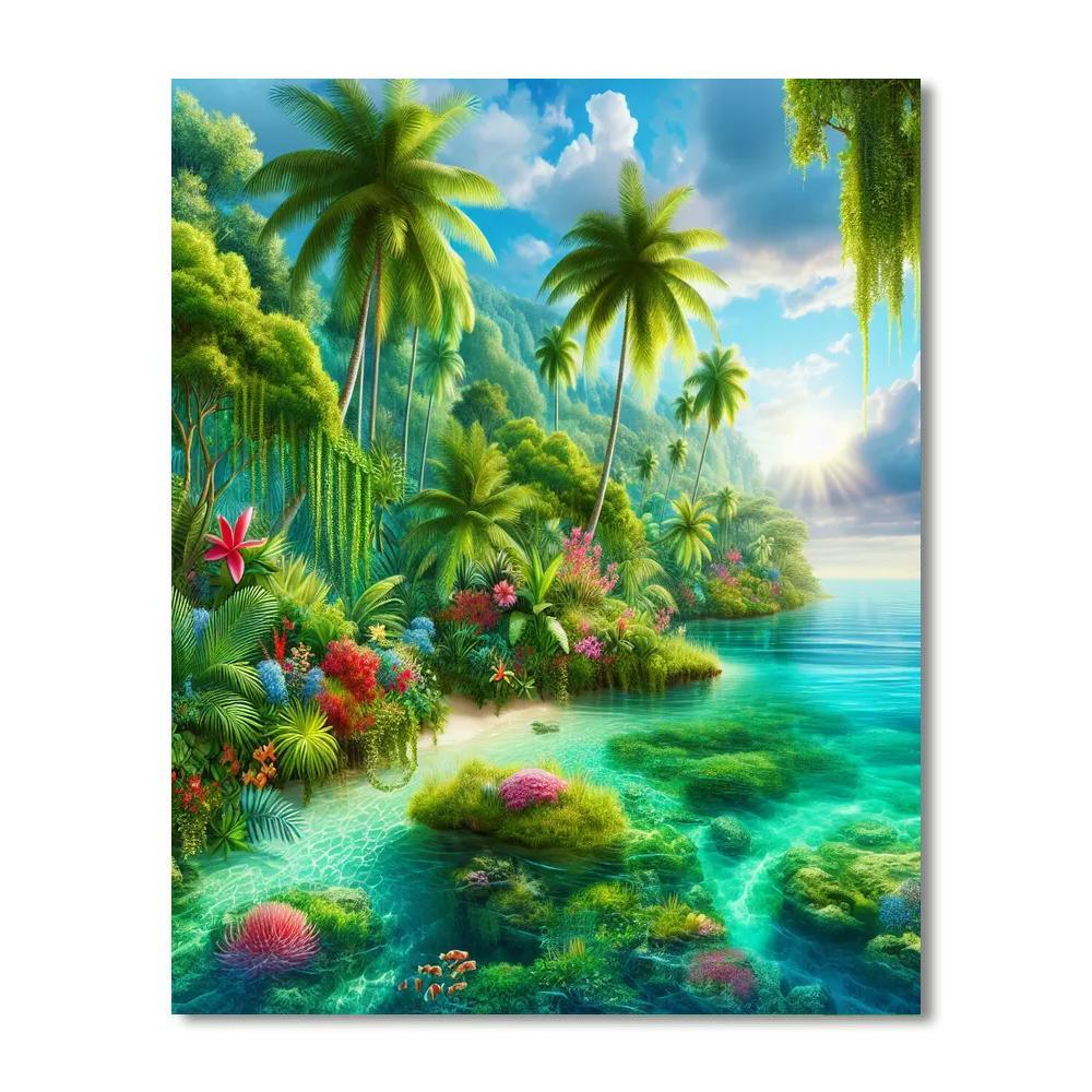 Mystic Island Paradise - DIY Painting By Numbers Kit – Artistry Rack