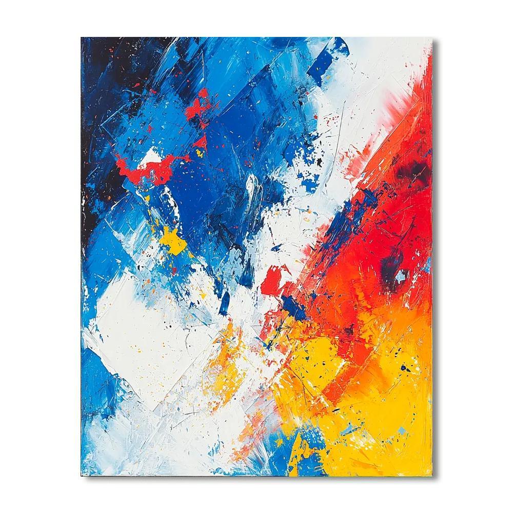 Jackson Pollock Inspired Colorful Abstractions - DIY Painting By ...
