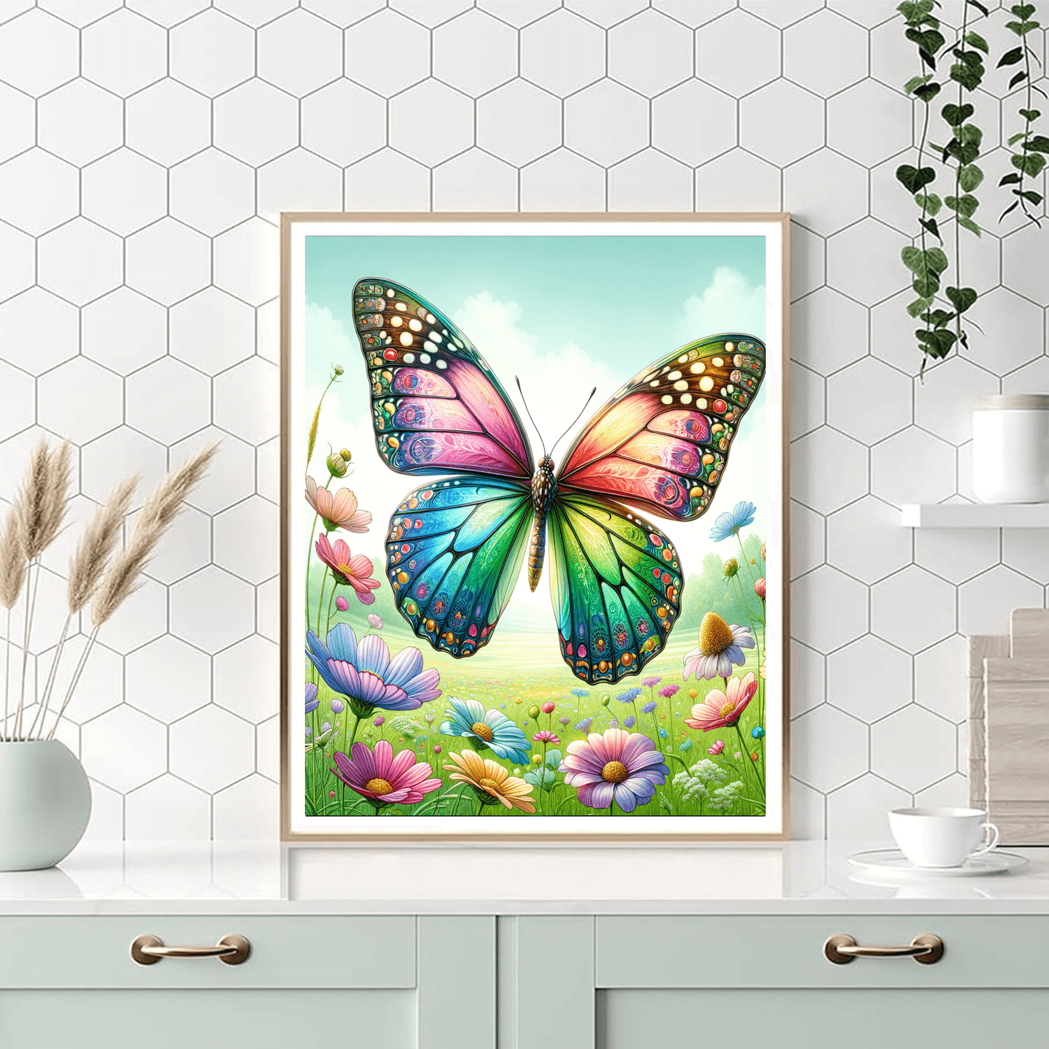 Rainbow Butterfly - DIY Painting By Numbers Kit – Artistry Rack