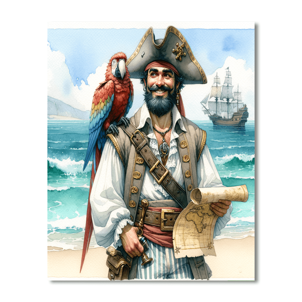 Adventurous Pirate - DIY Painting By Numbers Kit – Artistry Rack