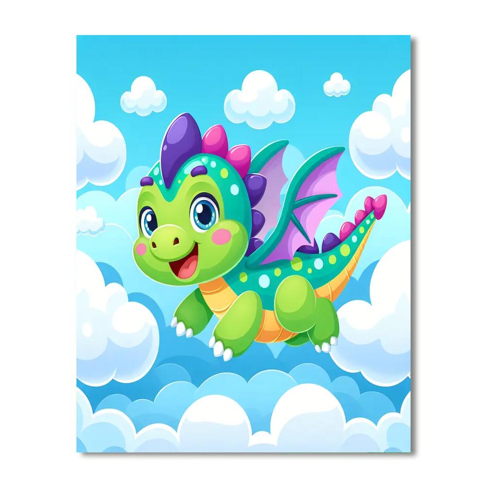 Mischievous Dragon - DIY Painting By Numbers Kit – Artistry Rack