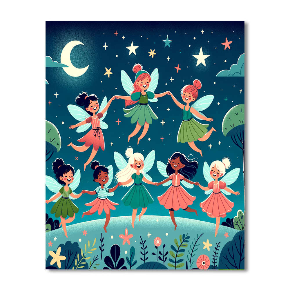 Fantasy Fairy Party - DIY Painting By Numbers Kit – Artistry Rack