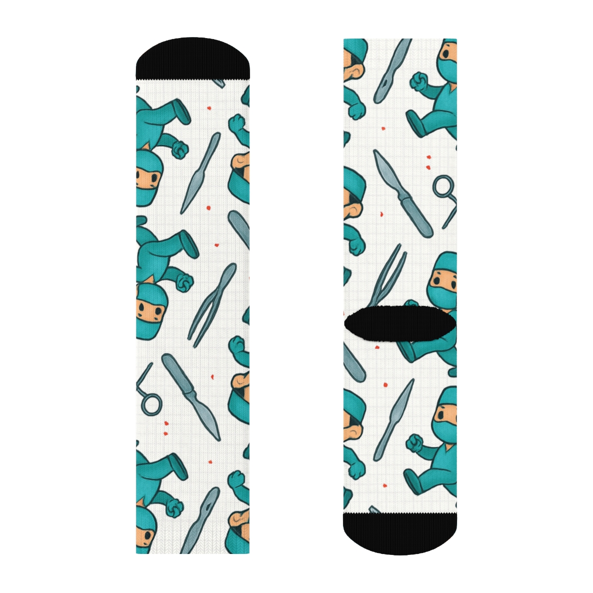 Operating Room Parade with Surgeon Rhythm Crew Socks – Sockz