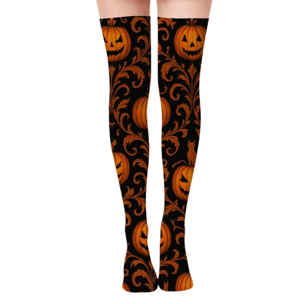 Luminous Harvest Midline Over-the-Knee Socks – Sockz