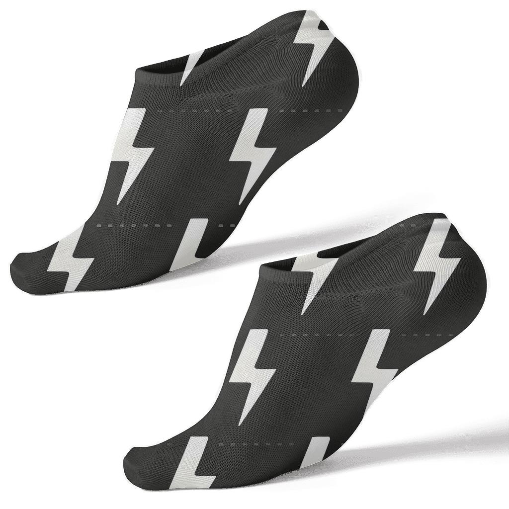 Minimal Bolt Band Chevron Ankle Length Socks – Sockz