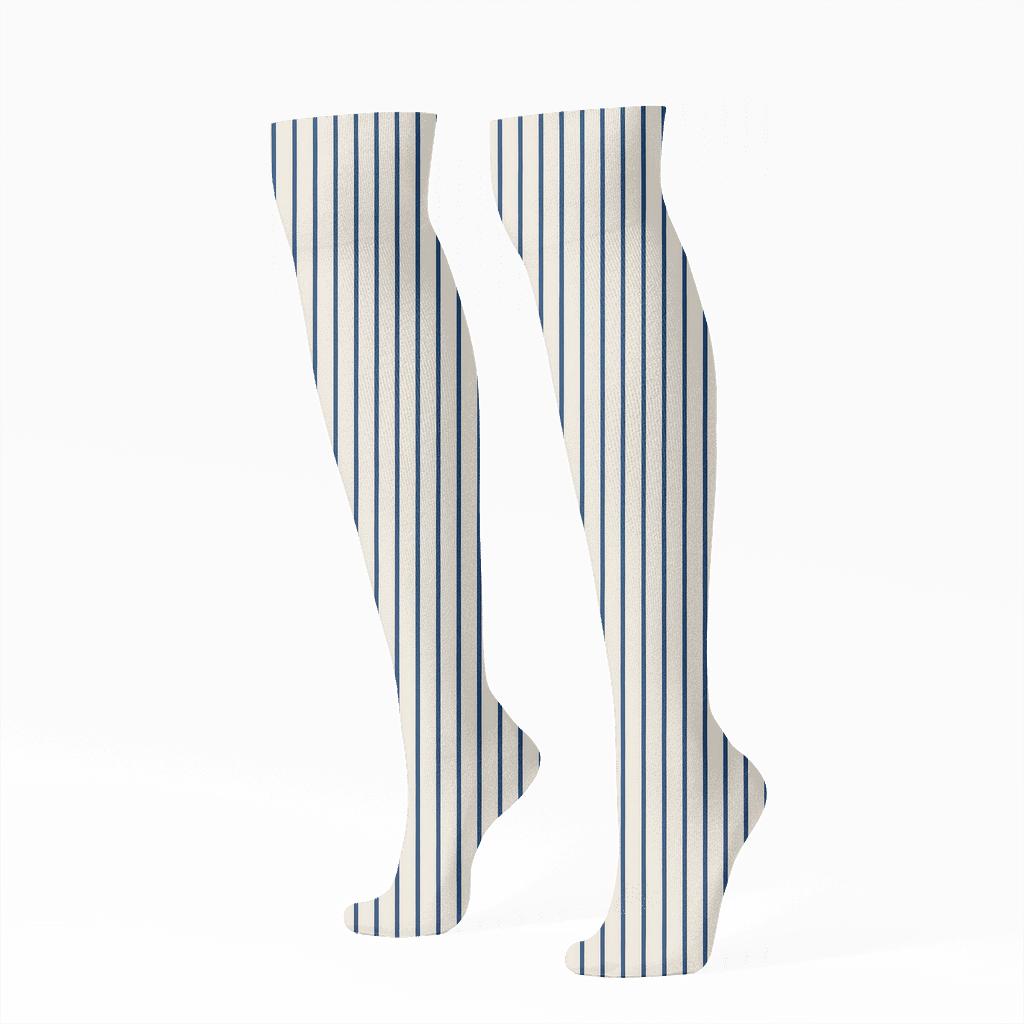 Minute Pinstripe Relay Knee-High Socks – Sockz