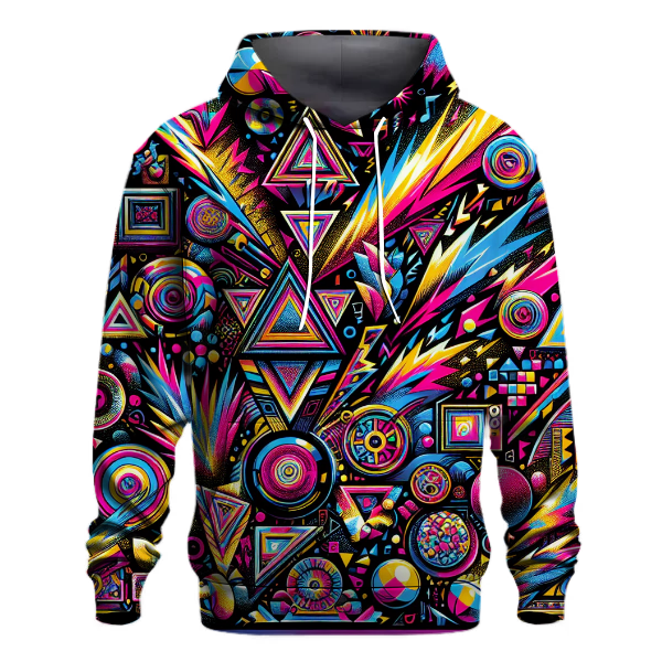 Radical 80s Patterns Hoodie – Soco Hoodie