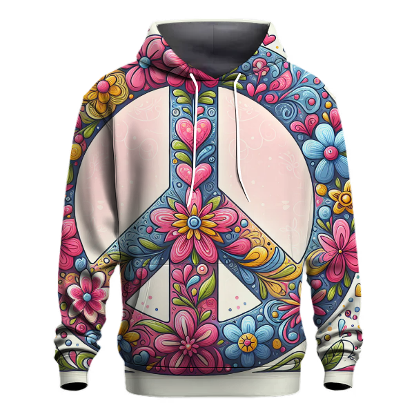 Whimsical Peace Sign Hoodie – Soco Hoodie