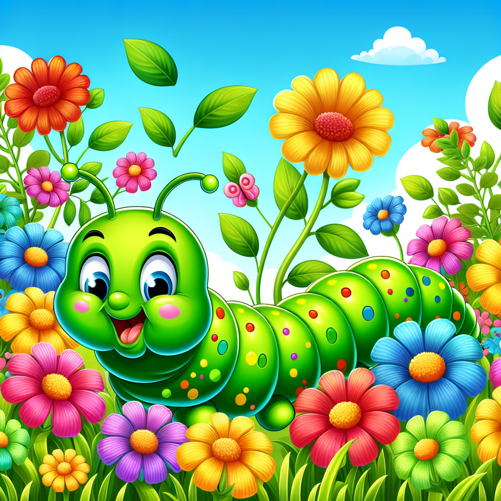 Excited Caterpillar 5D DIY Paint By Diamond Kit – Original Paint By Diamond
