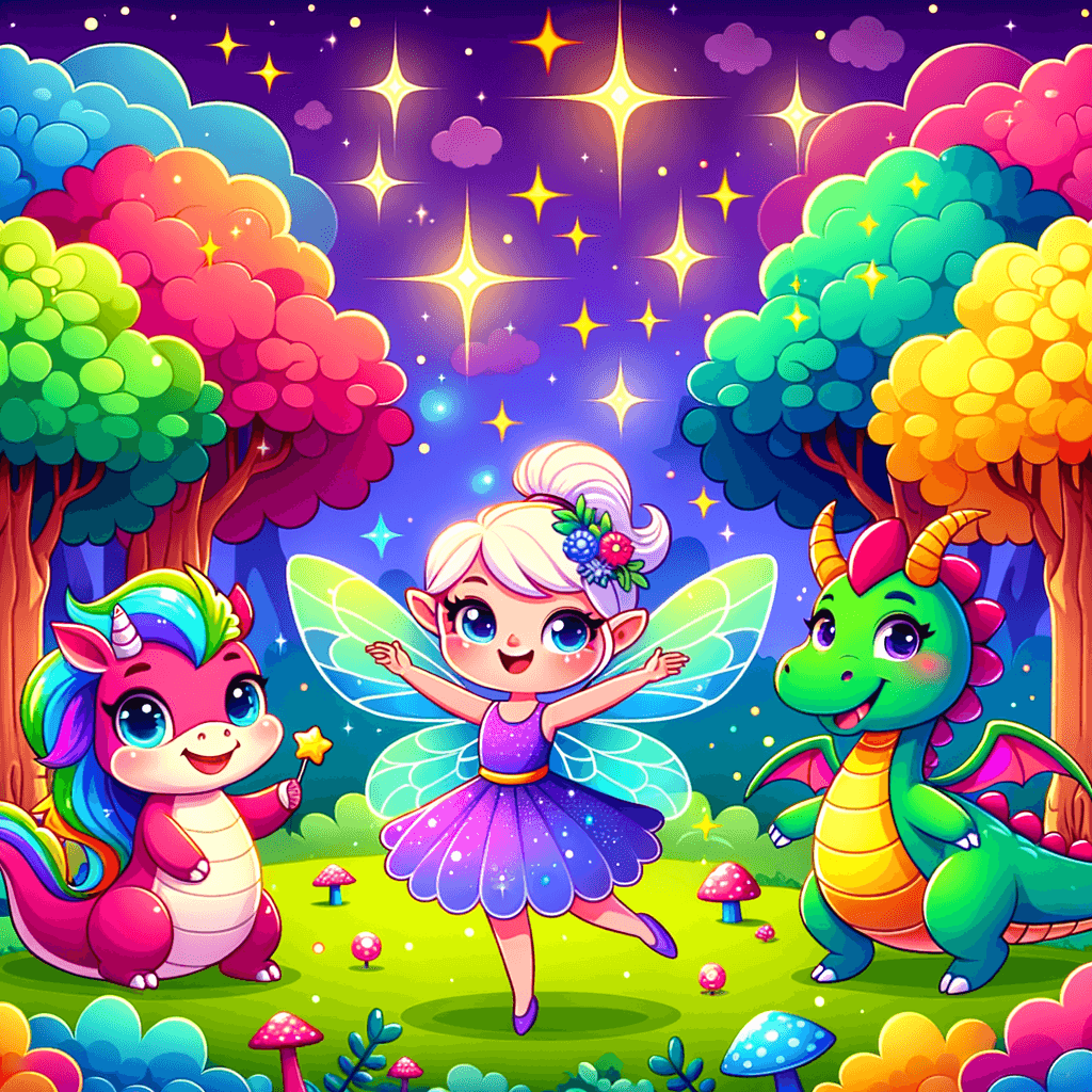 Playful Fairy Tale Scene 5D DIY Paint By Diamond Kit – Original Paint ...
