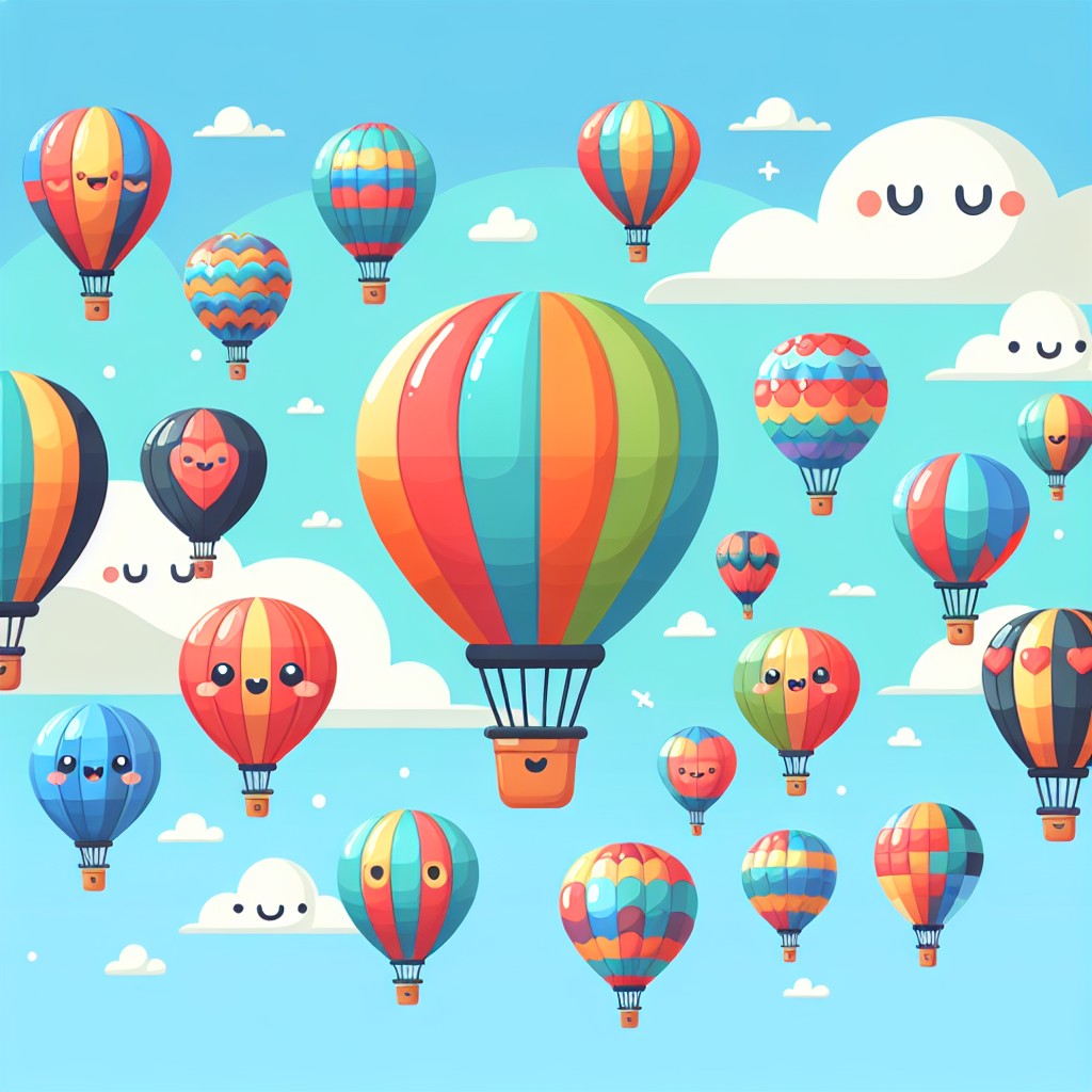 Bubbling Hot Air Balloons 5D DIY Paint By Diamond Kit – Original Paint ...