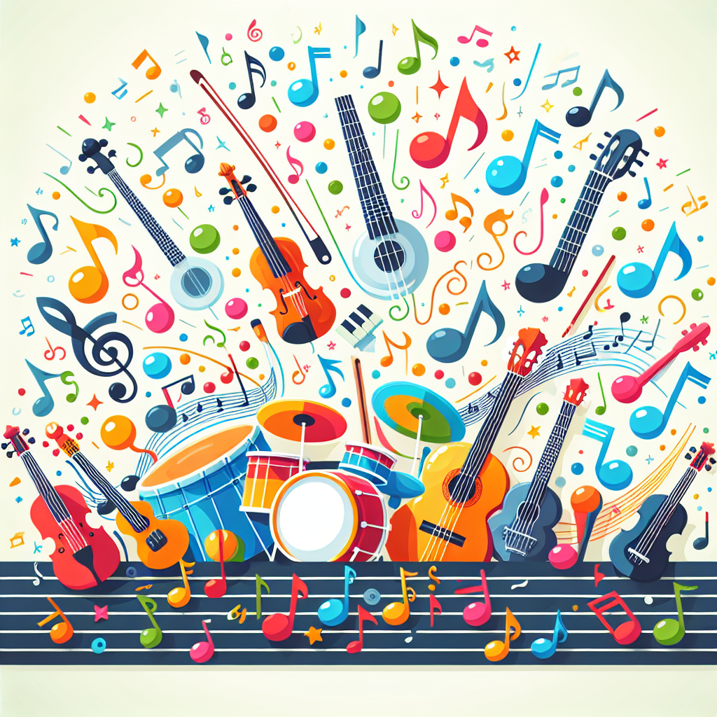 Musical Note Extravaganza 5D DIY Paint By Diamond Kit – Original Paint ...
