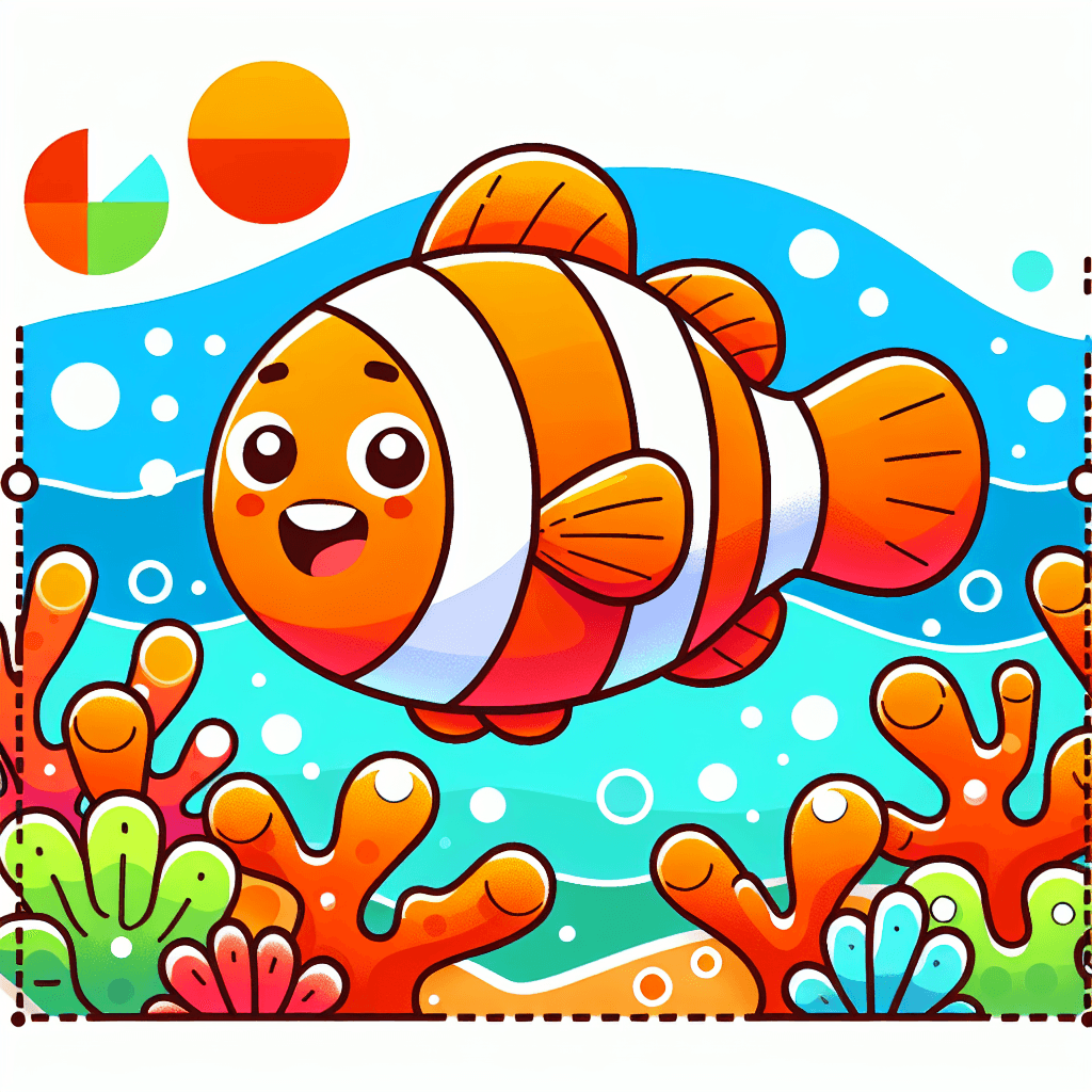 Silly Clownfish 5D DIY Paint By Diamond Kit – Original Paint By Diamond