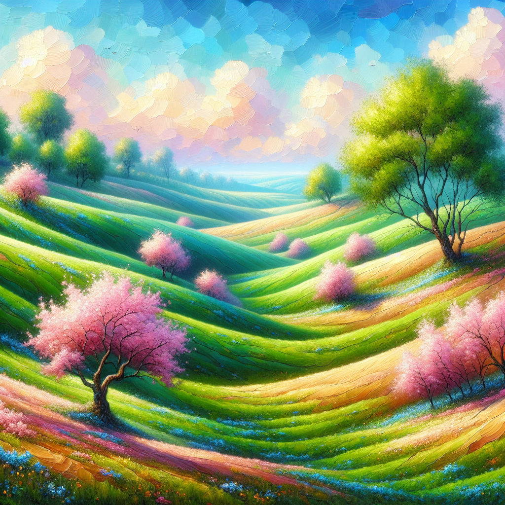 Pastoral Spring Delight 5D DIY Paint By Diamond Kit – Original Paint By ...