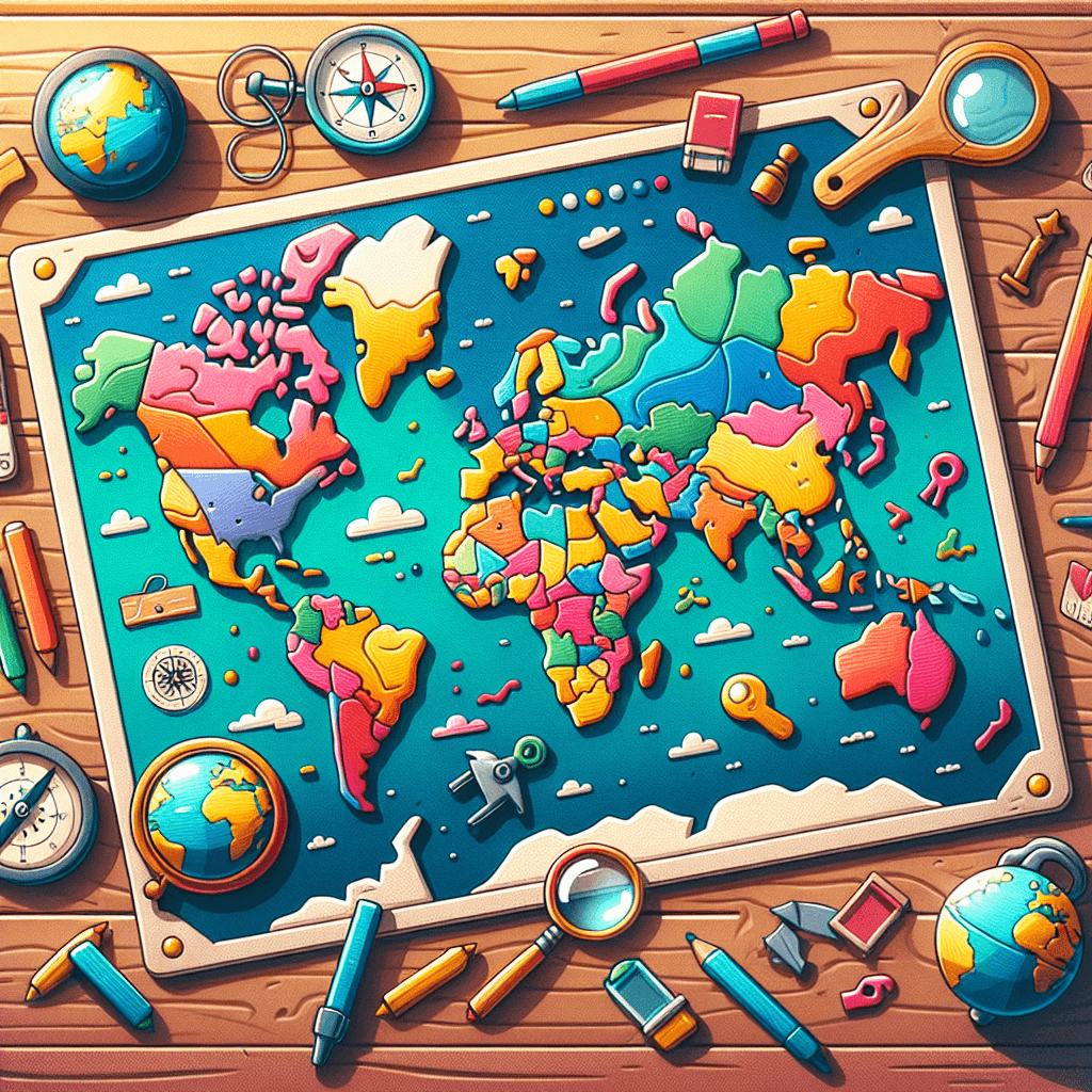 Explorer's Map of the World 5D DIY Paint By Diamond Kit – Original ...