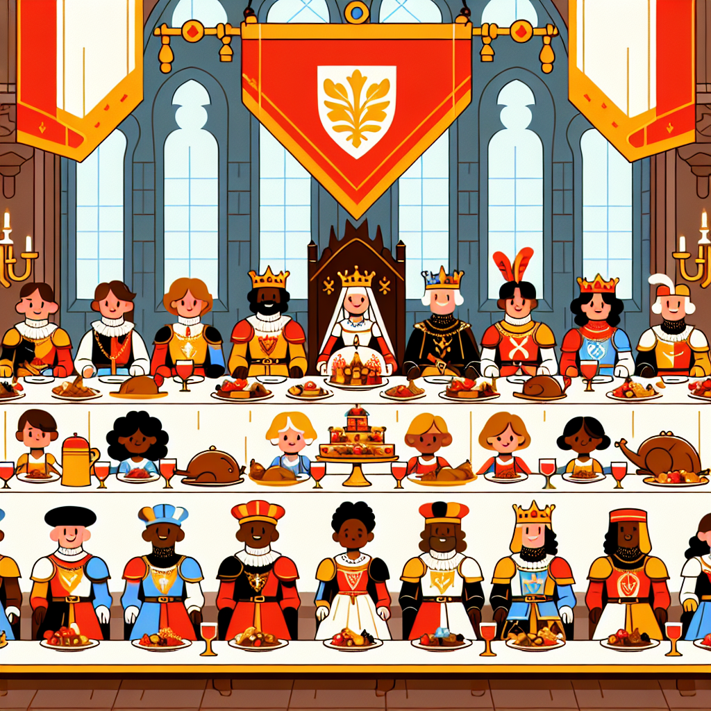 Medieval Knights' Feast 5D DIY Paint By Diamond Kit – Original Paint By ...