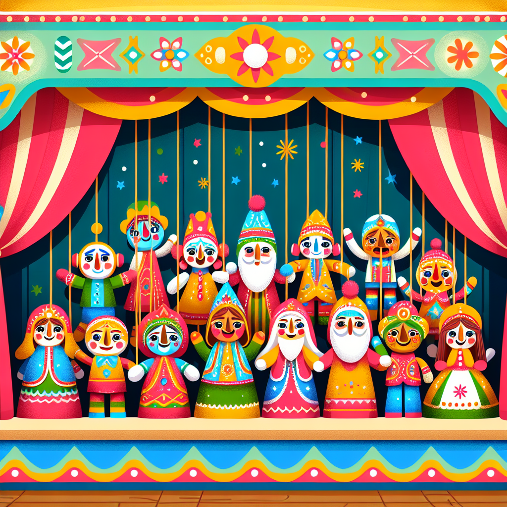 Puppet Theater Performance 5D DIY Paint By Diamond Kit – Original Paint ...