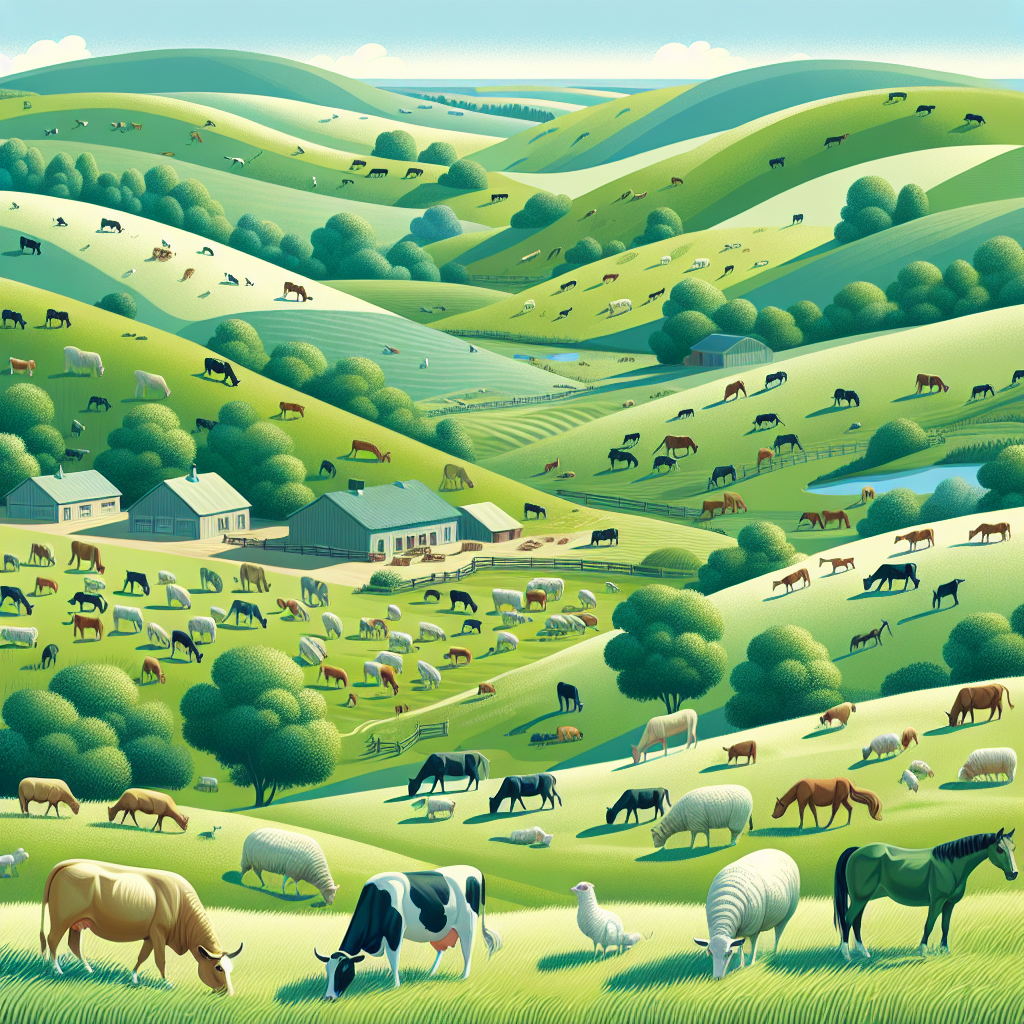 Scenic Country Pasture 5D DIY Paint By Diamond Kit – Original Paint By ...