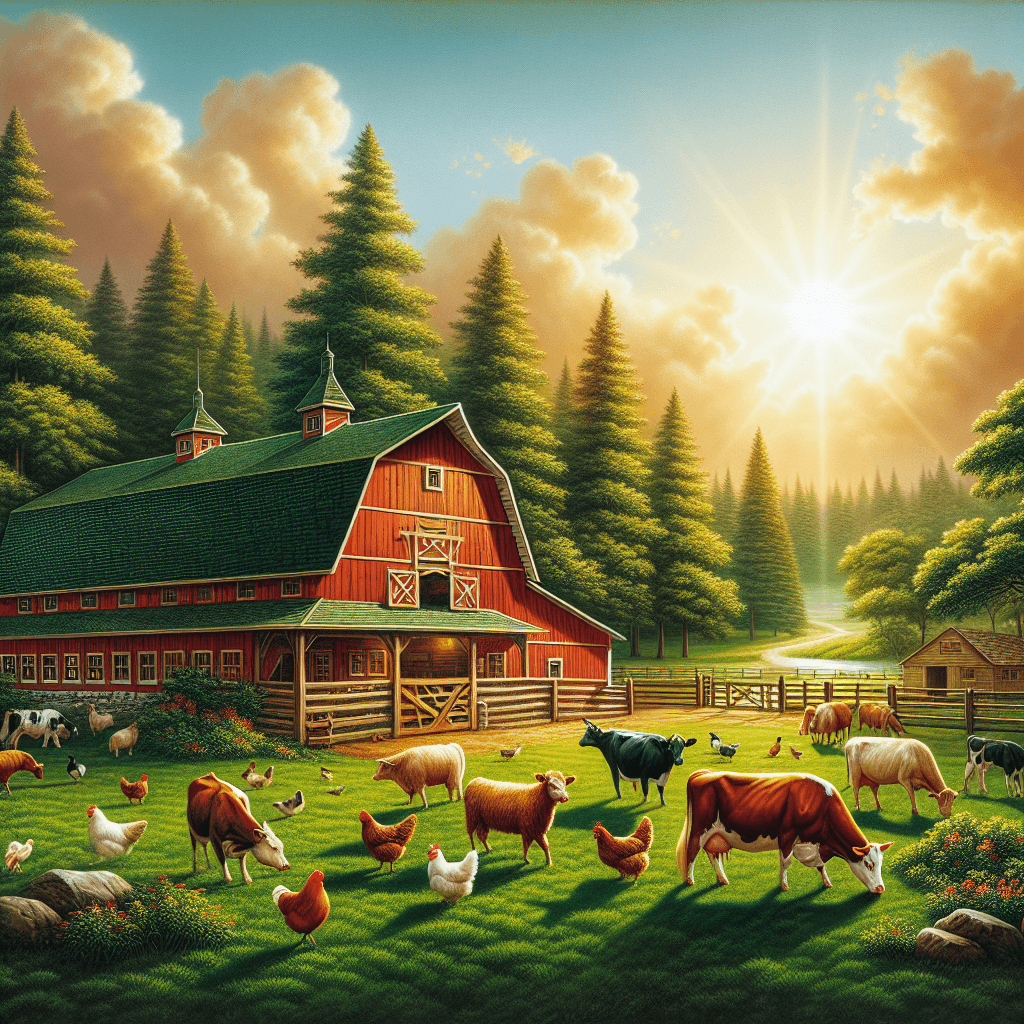 Rustic Farmyard 5D DIY Paint By Diamond Kit – Original Paint By Diamond