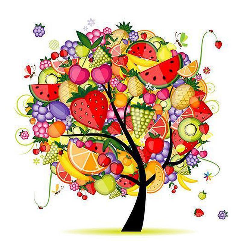 Fruit Trees 5D DIY Paint By Diamond Kit – Original Paint By Diamond