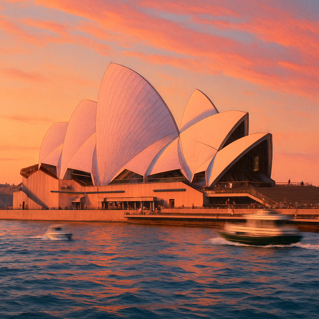 Sydney Opera House Sydney Australia 5D DIY Paint By Diamond Kit ...