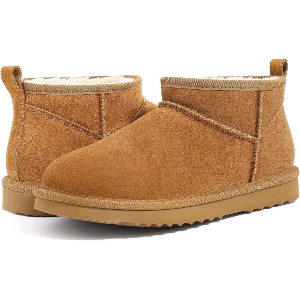 Sleek Fuzzy Plush Winter Mini Boots – Cushie Cushion Slides