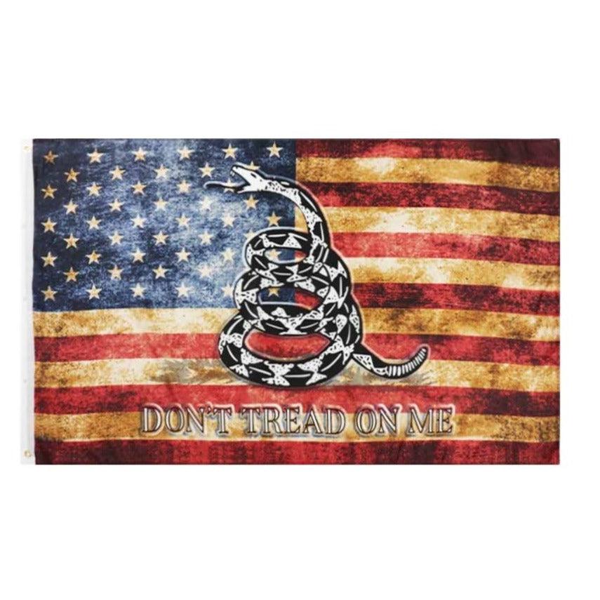 Gadsden Flag Don’t Tread on Me Liberty Patriot Banner – Globe Flags