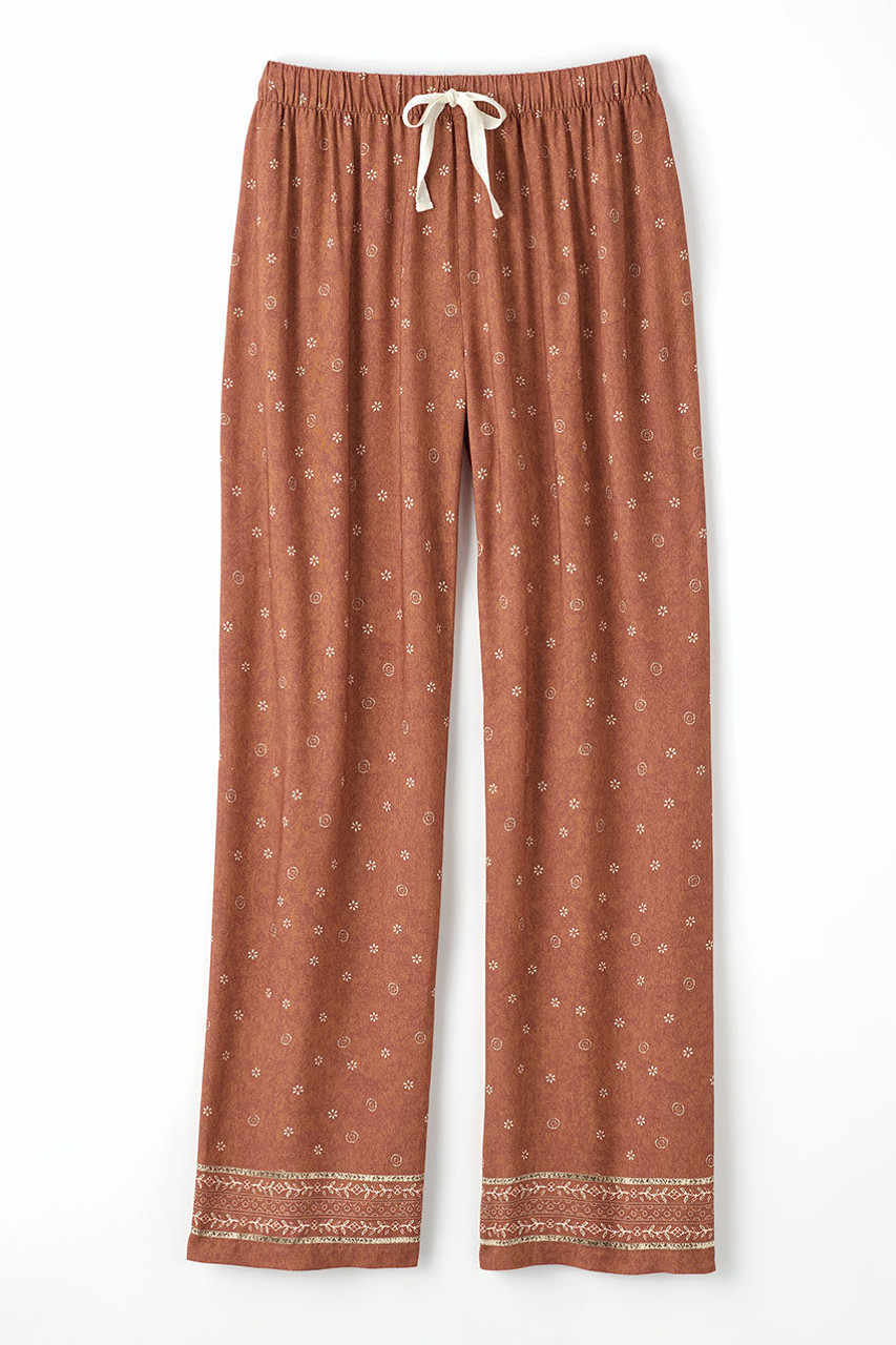 Terra Border Print Pants – 2025 BEST SALE
