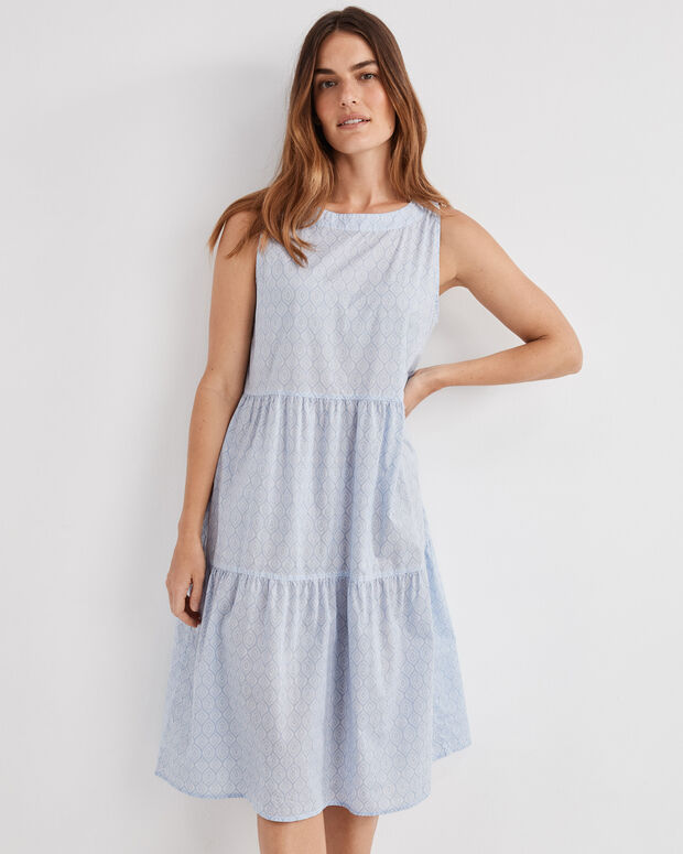 Lightweight Organic Cotton Poplin Sleep Dress OGEE BLUE PRINT – 2025 ...