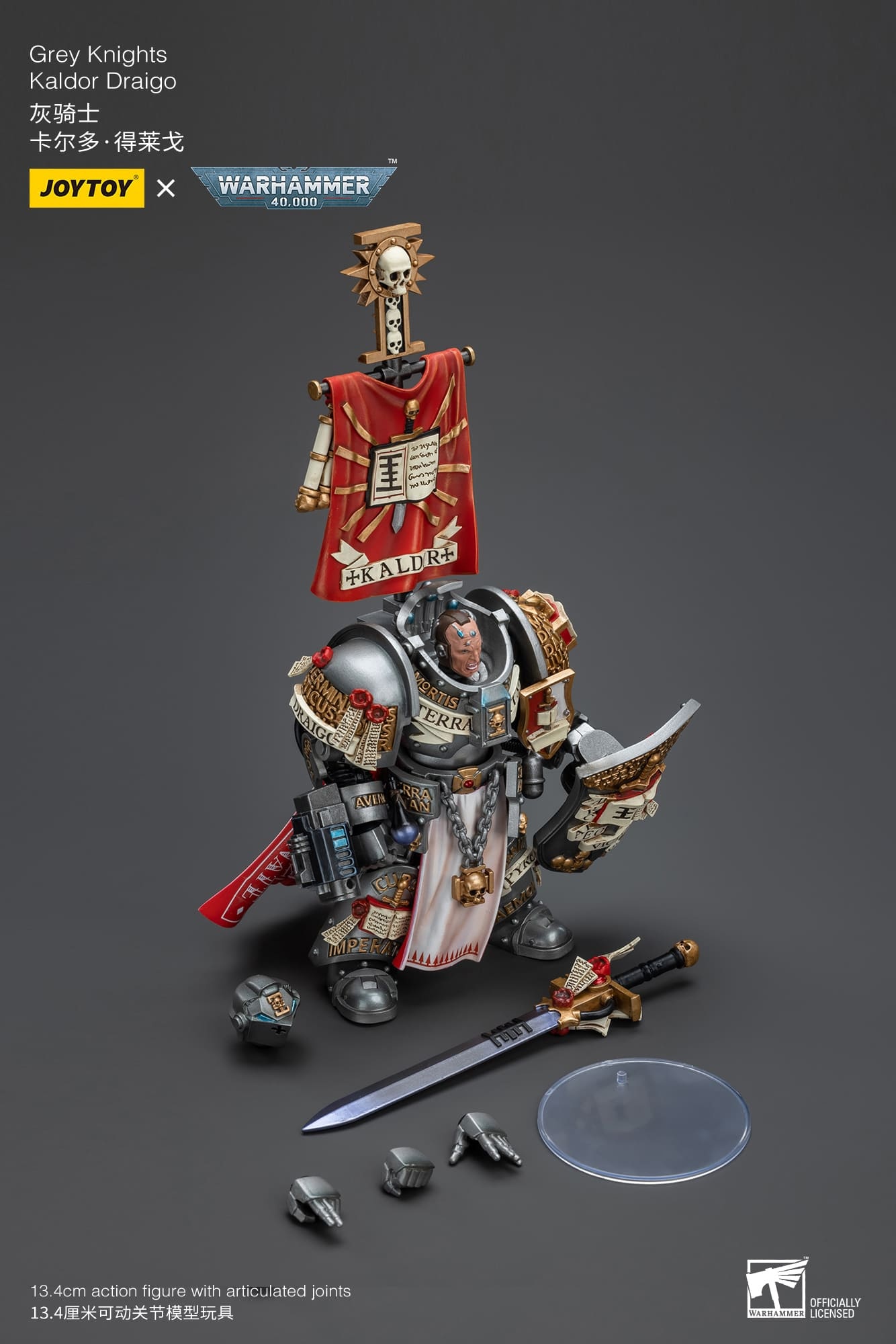 JoyToy WH40K Grey Knights Kaldor Draigo 2024 Version – Joytoy Figure ...