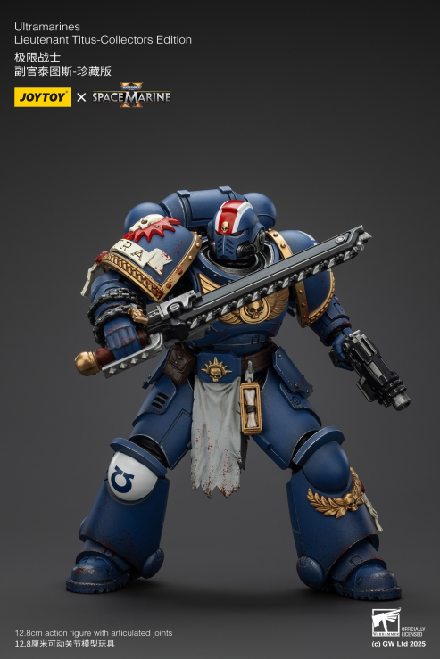 JoyToy WH40K Ultramarines Space Marine 2 Lieutenant Titus Collectors E ...