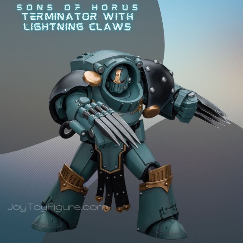 JOYTOY WH40K Sons Of Horus Tartaros Terminator Squad Terminator With L ...
