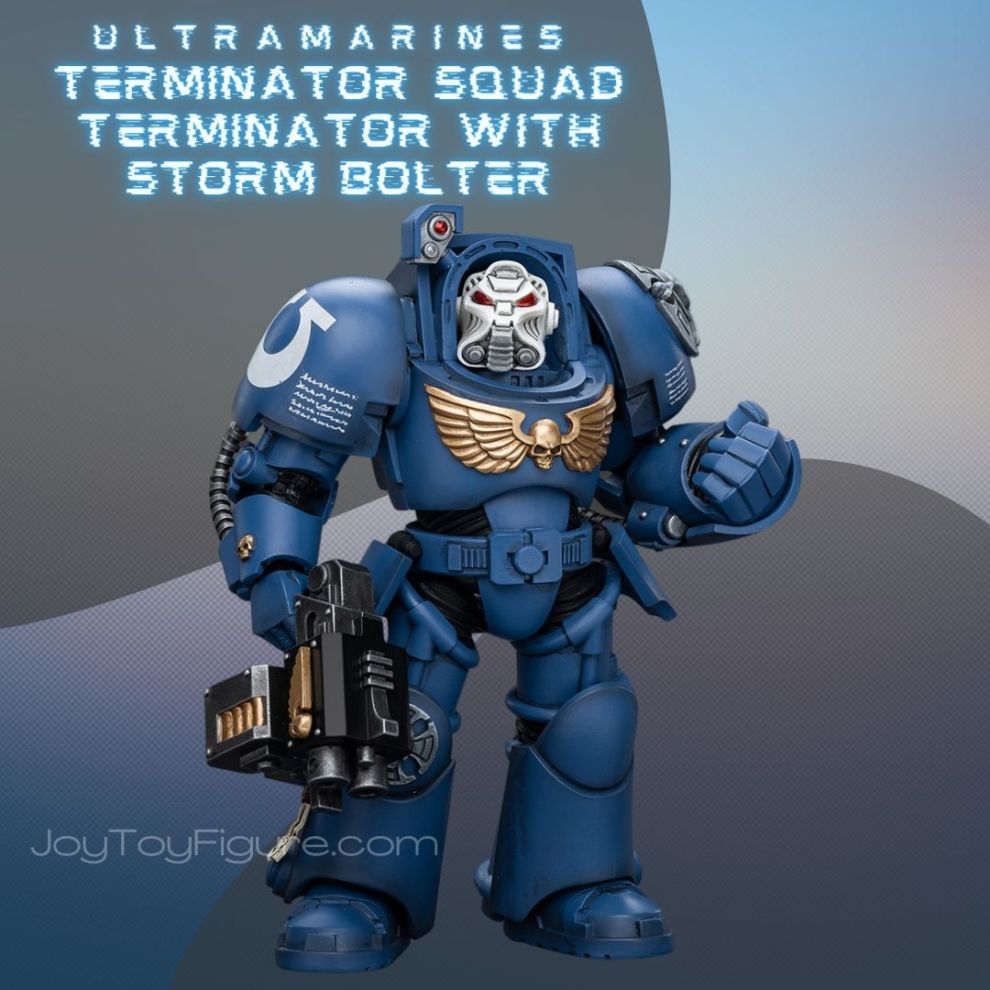 JoyToy WH40K Ultramarines Terminator Squad Terminator with Storm Bolte ...