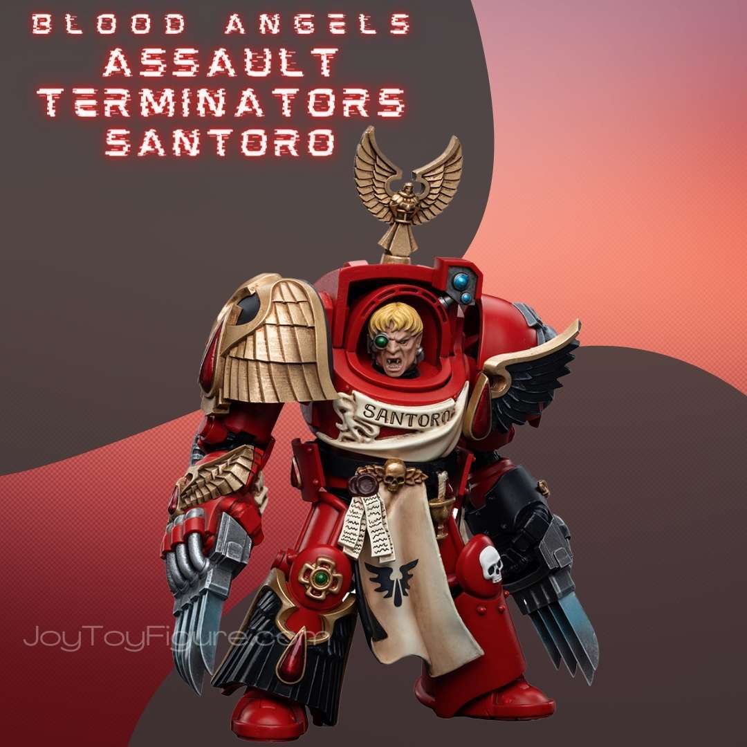 JoyToy WH40K Blood Angels Assault Terminators Sergeant Santoro – Joytoy ...