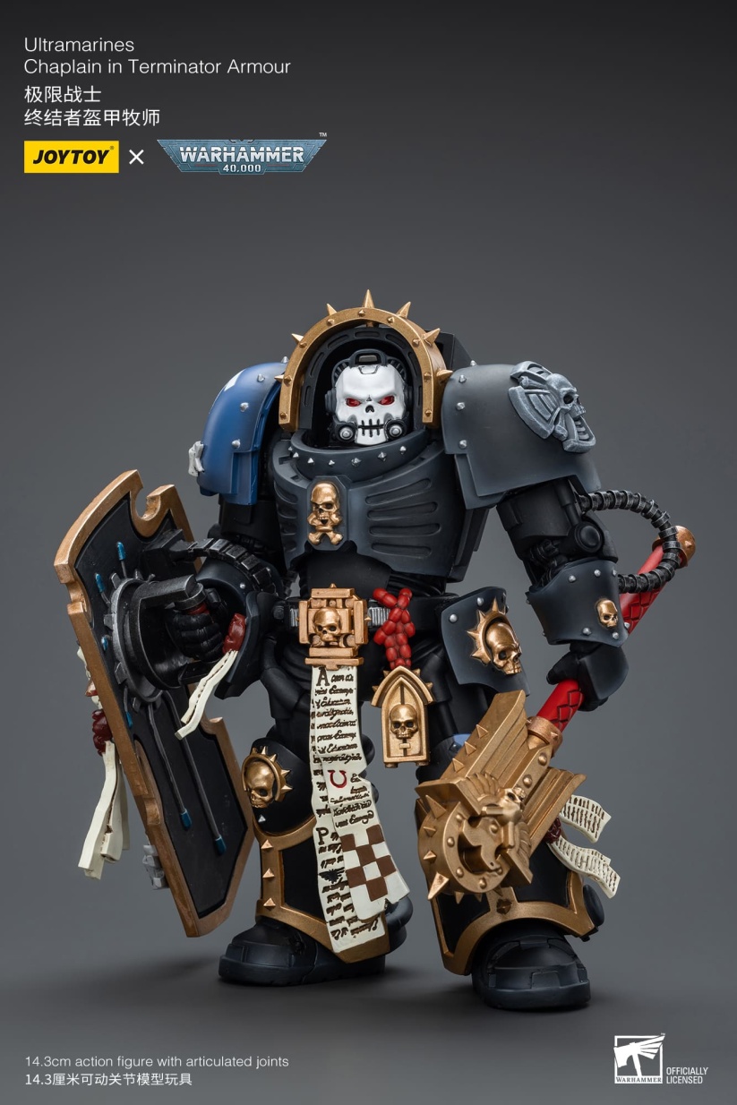 JoyToy WH40K Ultramarines Chaplain in Terminator Armour – Joytoy Figure ...