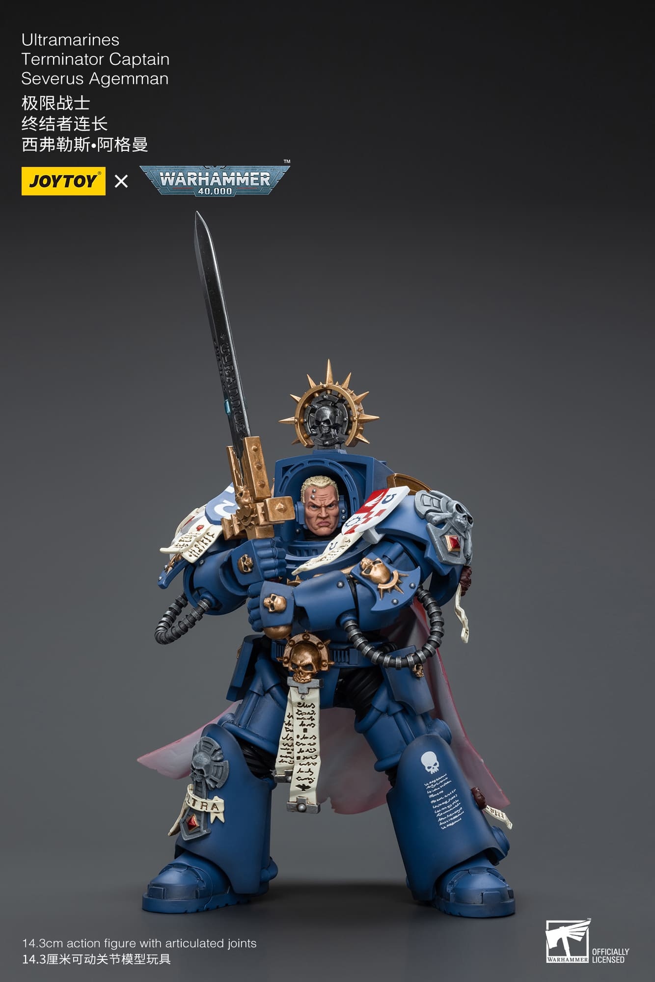 JoyToy WH40K Ultramarines Terminator Captain Severus Agemman – Joytoy ...