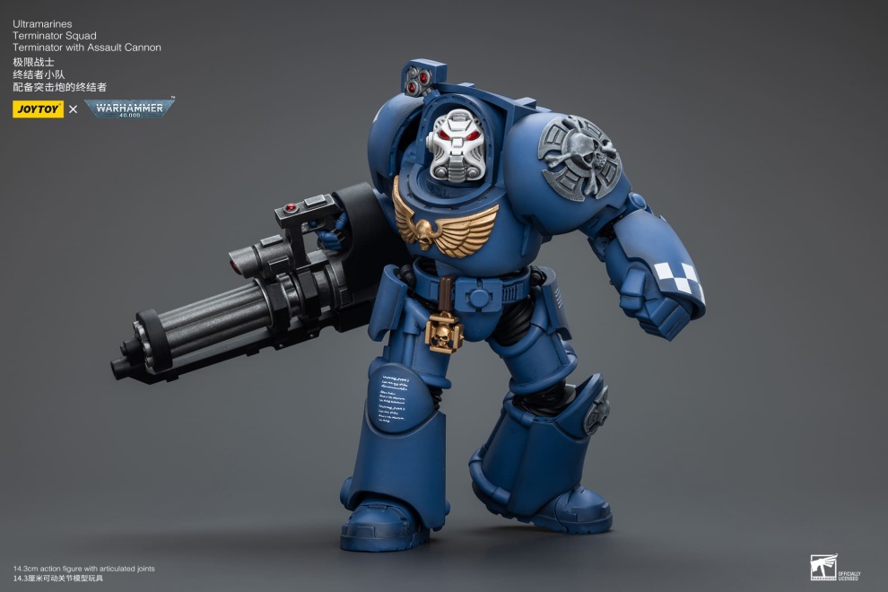 JoyToy WH40K Ultramarines Terminator Squad Terminator with Assault Can ...