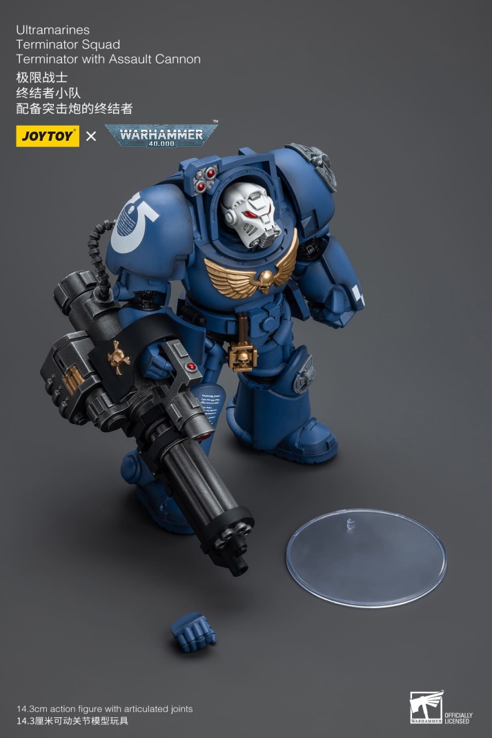 JoyToy WH40K Ultramarines Terminator Squad Terminator with Assault Can ...