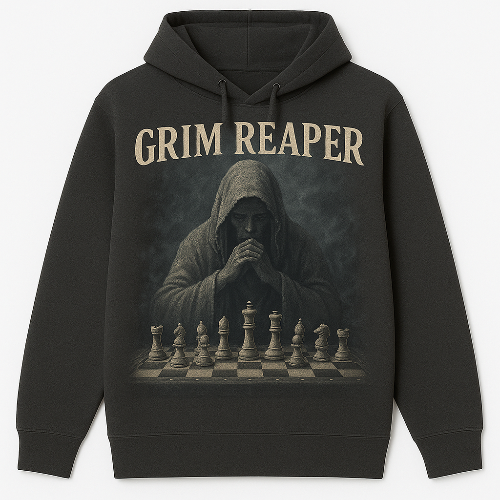 American Pirate Playing Chess Print Hoodie – THESACREDPIECES