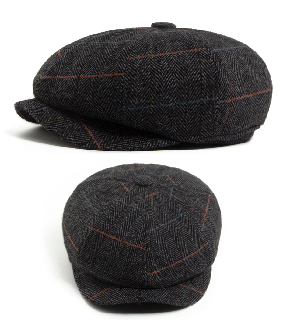 Octagonal wool newsboy cap – Captoire