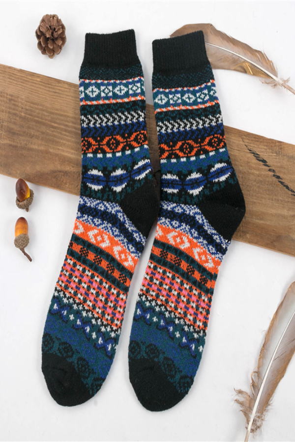 Men's Vintage Folk Wind Warm Socks