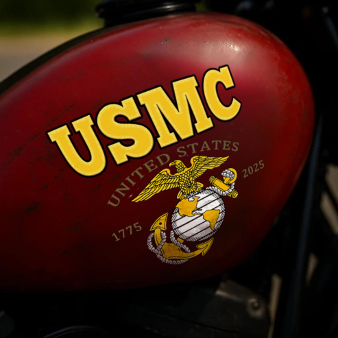 USMC 250th Anniversary Motorcycle Decal – valorcobro