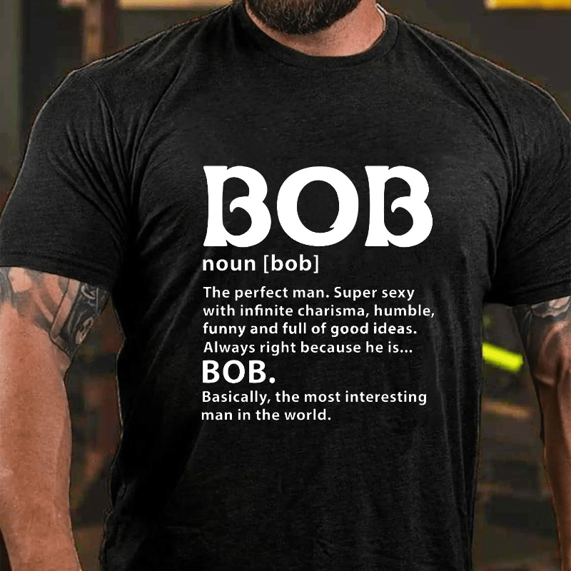 Bob Definition Men Cotton T-shirt Sale-Maturelion