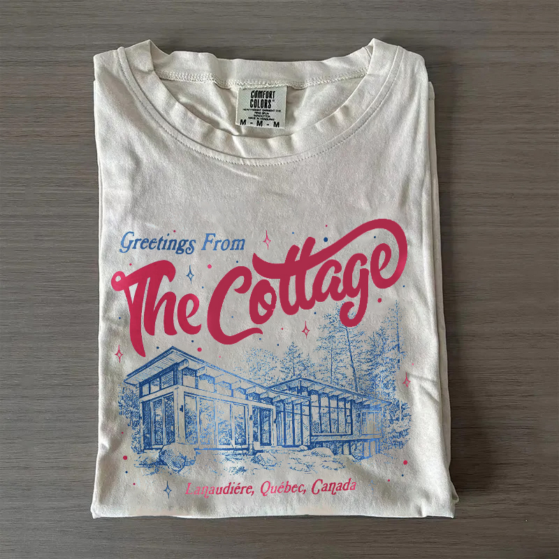 Coming To The Cottage Romance Hockey Book Movie Fans T-shirt ...
