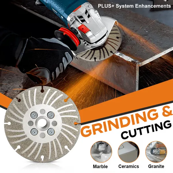 Angle Grinder Diamond Turbo Wheel – Fast Cut, Clean Finish, Built to ...
