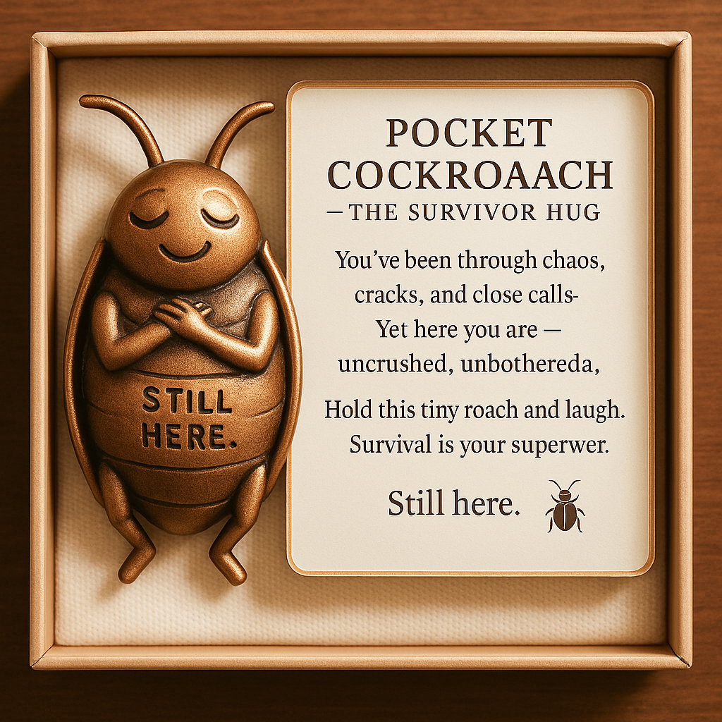 🪳Pocket Cockroach – The Survivor Hug