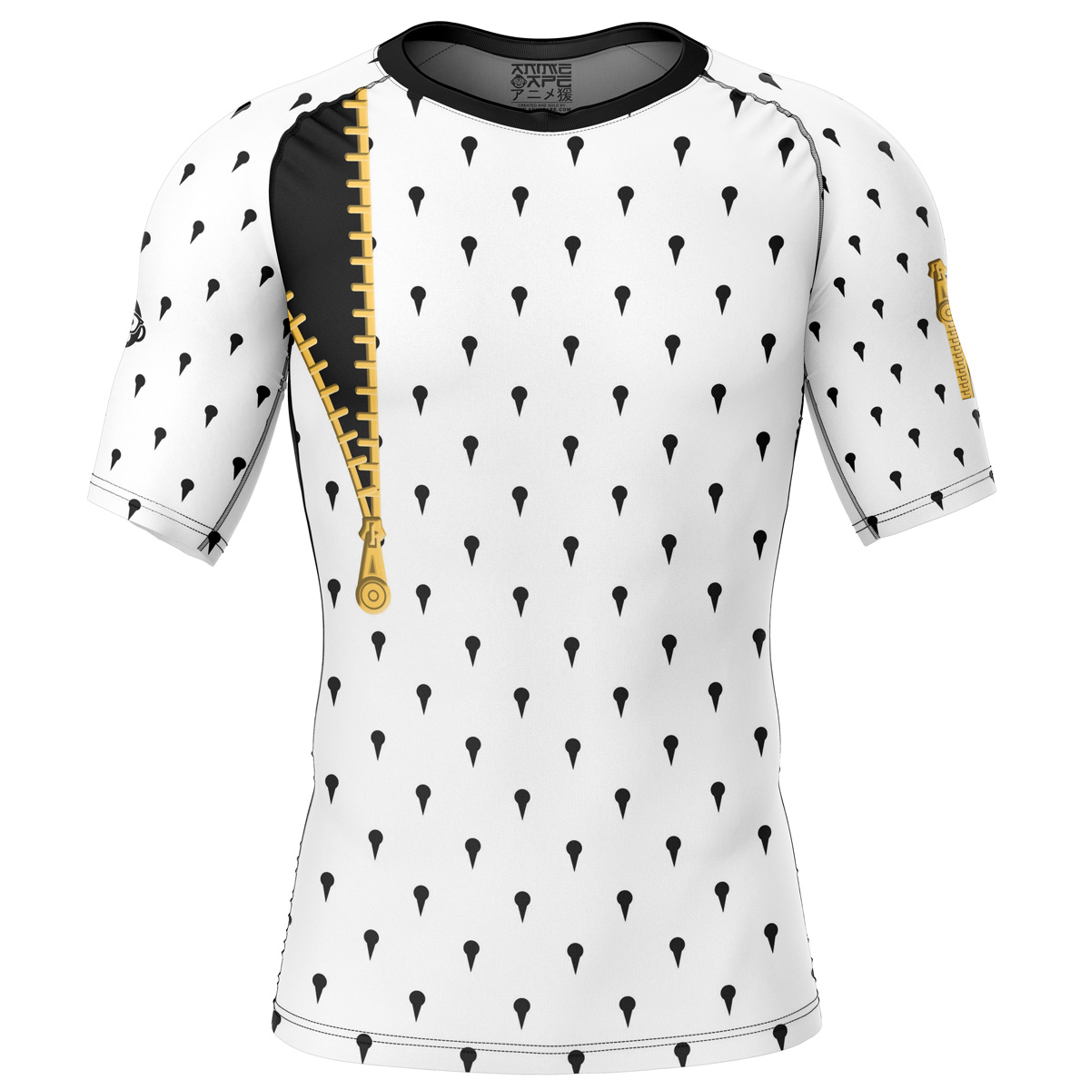 Bruno Bucciarati Jojo’s Bizarre Adventure Short Sleeve Rash Guard Comp ...