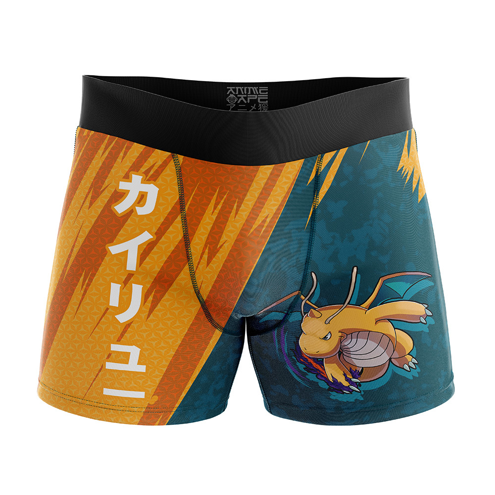 Dragonite Attack Pokemon Boxer Briefs Mens Underwear – HeavenForFans